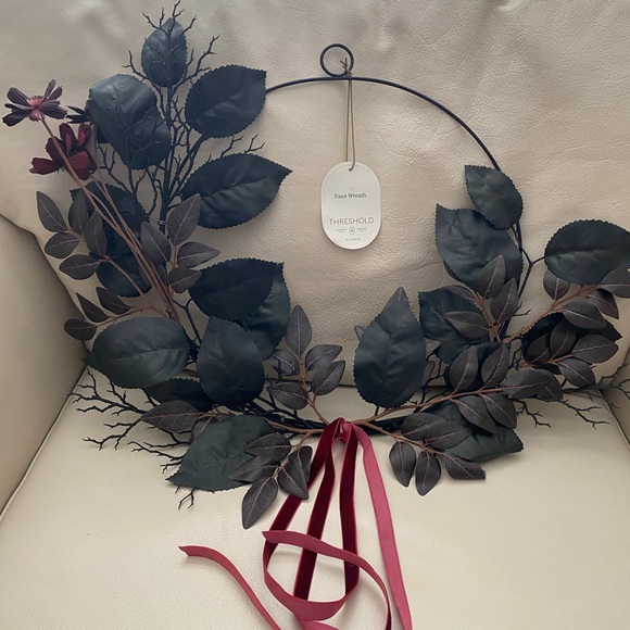 Threshold | Accents | Nwt Metal Fall Wreath Thresholdtarget Faux ...